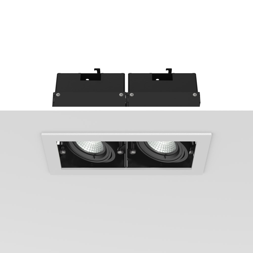 Multi Square 100 Twin - 9W | IBL Lighting