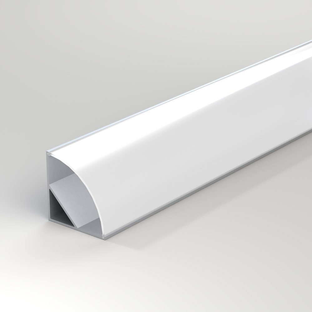 Cove Curved Large 30x30mm - Profile | IBL Lighting